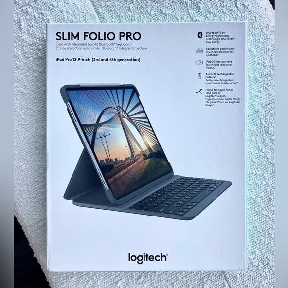 Logitech | Tablets & Accessories | Logitech Slim Folio Pro Keyboard ...